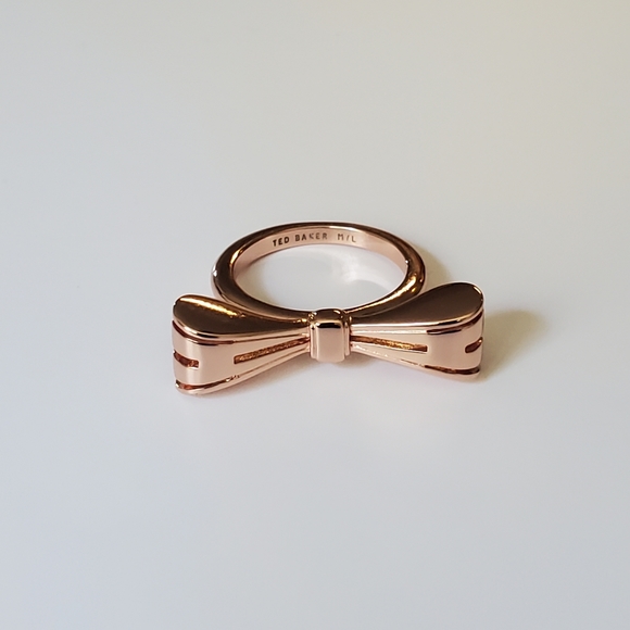 Ted Baker London | Jewelry | Ted Baker Rose Gold Bow Ring | Poshmark